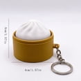 Giant Dumpling Squishies, Steamed bun-shaped keychain with a glowing ...