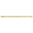 Wood Yardstick With Metal Ends, 36" Long. Clear Lacquer Finish | Bundle ...