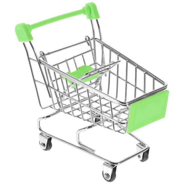 Mini Shopping Cart Supermarket Handcart Tiny Shopping Grocery Cart Mini ...