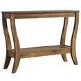 Choco Moon Solid Wood Console Table with Storage, 41.3-Inch Farmhouse ...
