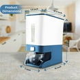 XDDST 25Lbs Rice Dispensers Large Grain Container Storage With Lid ...