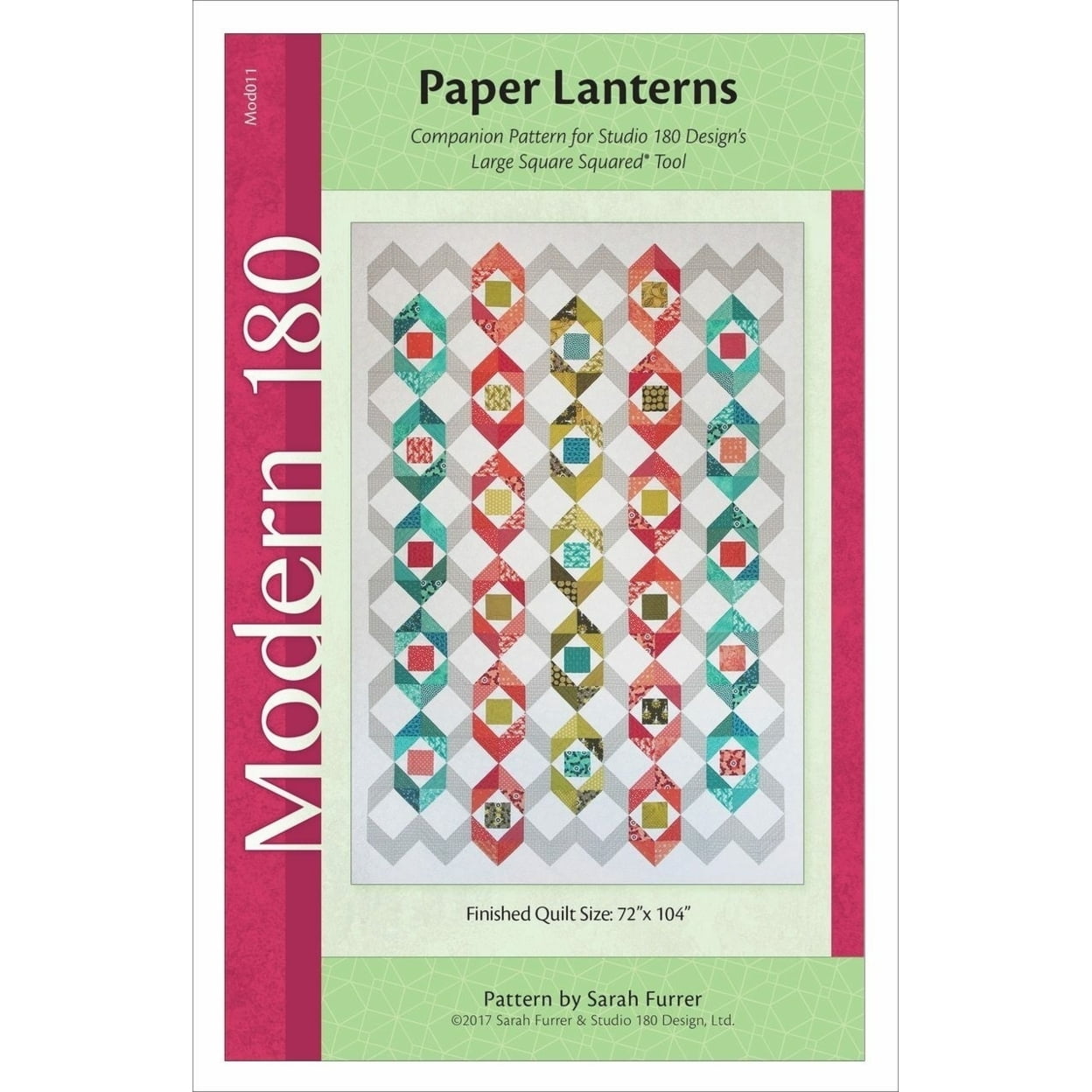 Pattern~Paper Lanterns Modern~77'' x 104'' by Sarah Furrer of Studio ...