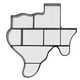 Metal Texas Map Wall Shelf - Walmart.com