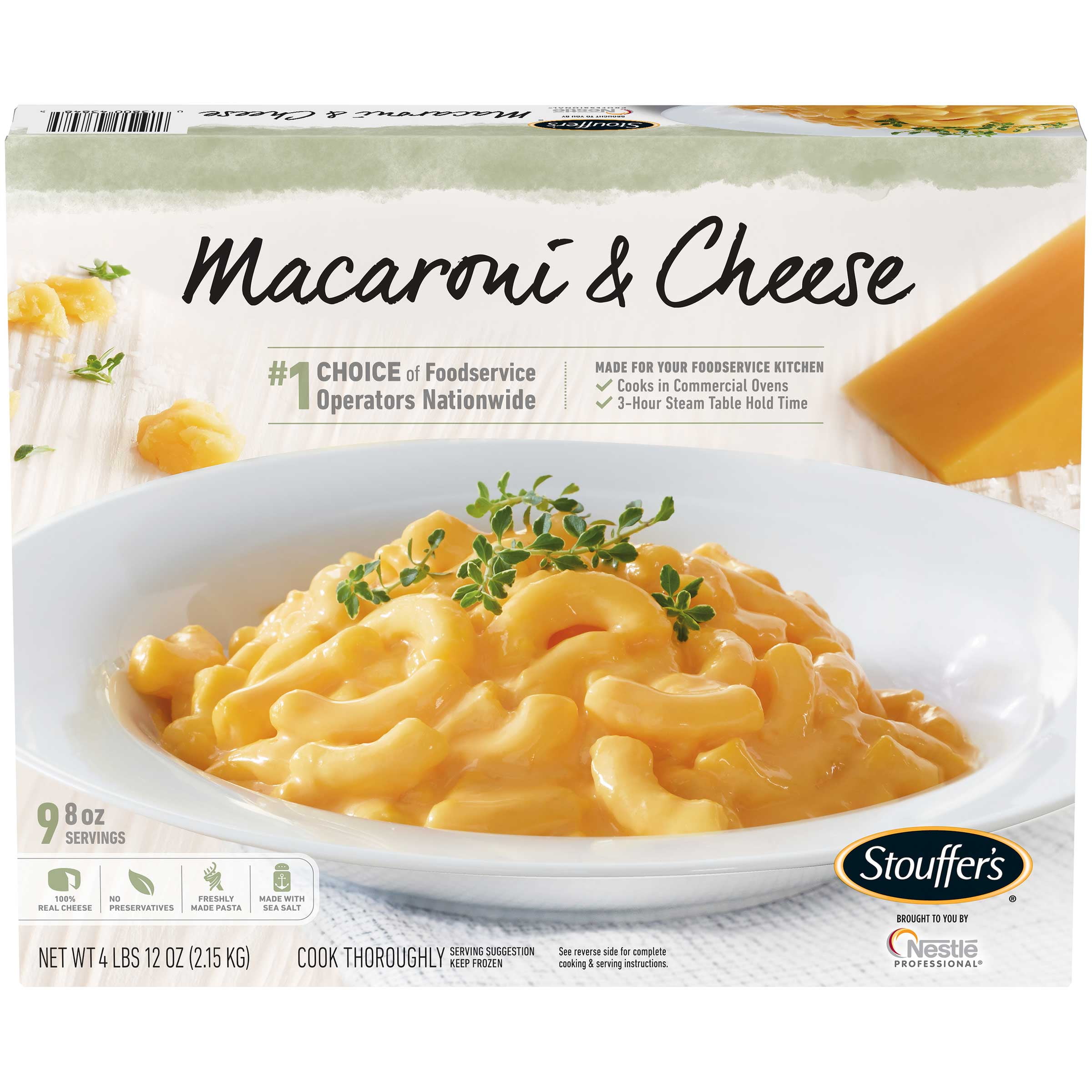 Stouffers Macaroni and Cheese, 76 Ounce -- 6 per case. - Walmart.com