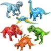 Jet Creations 4pk T. Rex Stegosaurus Raptor Pteranodon Inflatable, 37 ...