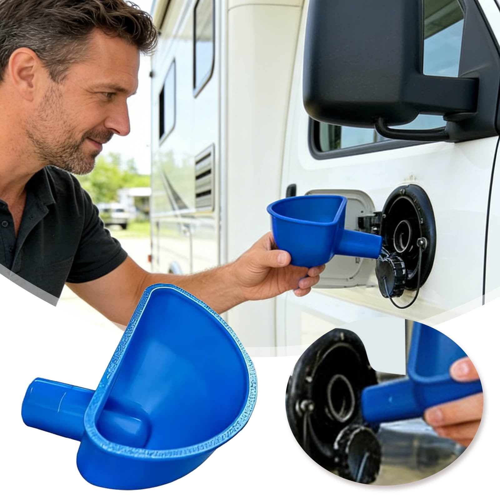 Click here for Shaguozhou Rv Water Funnel Heavy Duty 7 Inch Wide... prices