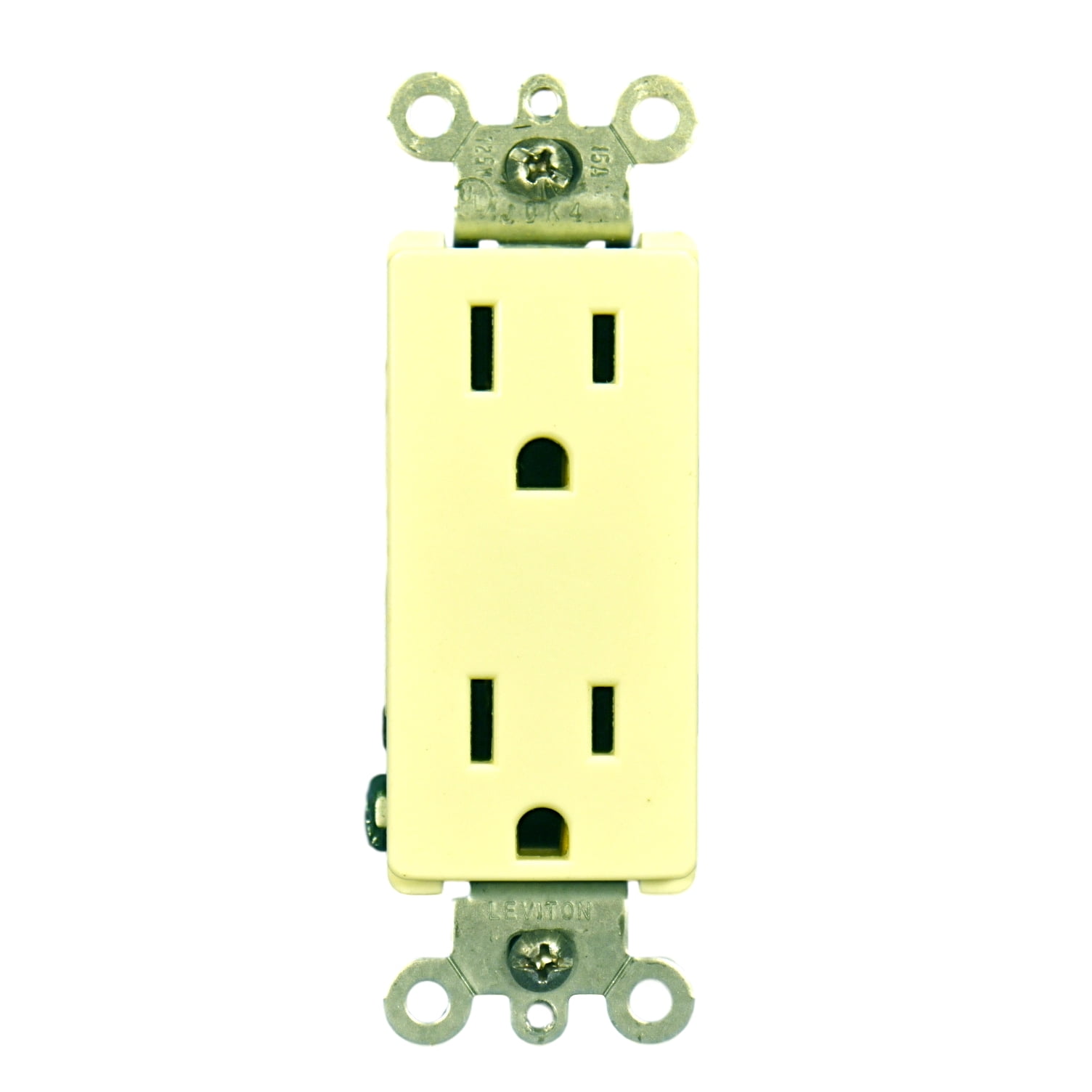 Leviton Almond Decora Receptacle Duplex Wall Outlet 15A 125V 5325-A ...
