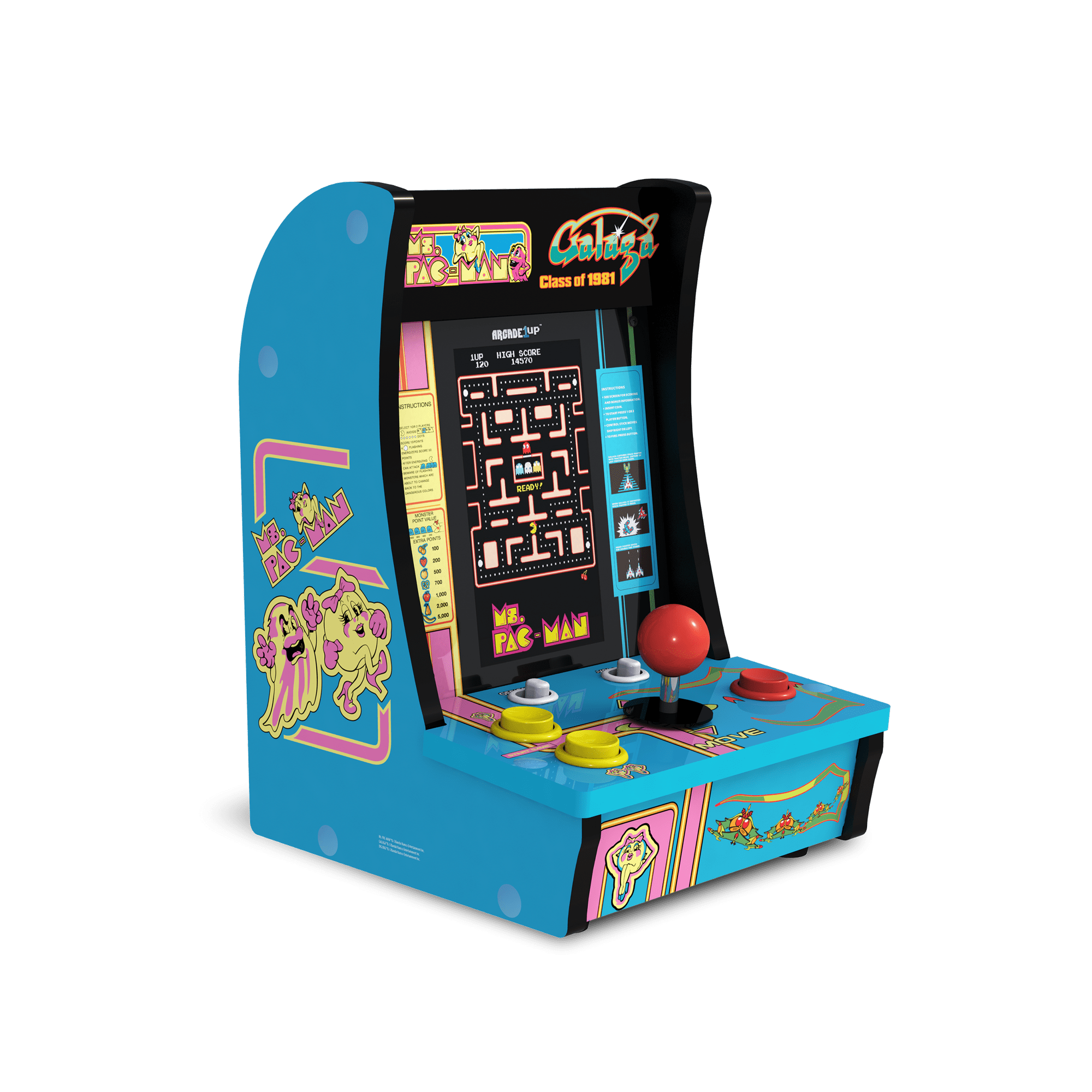 Click here for Arcade1up Class Of ‘81 Ms. Pac-Man / Galaga Counte... prices