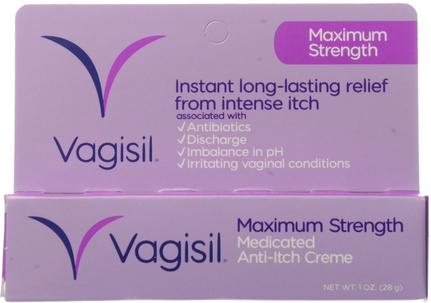 Vagisil Maximum Strength Anti Itch Creme 1 Oz Pack Of 3
