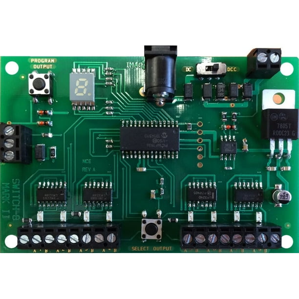 NCE 5240152 Button Board for Switch-8 Mk2 DCC Accessory Decoder ...