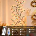 4FT Easter Egg Willow Vine Lights with 48 LEDs, Remote Timer & 8 ...