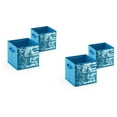 Heritage Kids Sequin Reversible Collapsible Storage Cubes, 4 Cubes ...