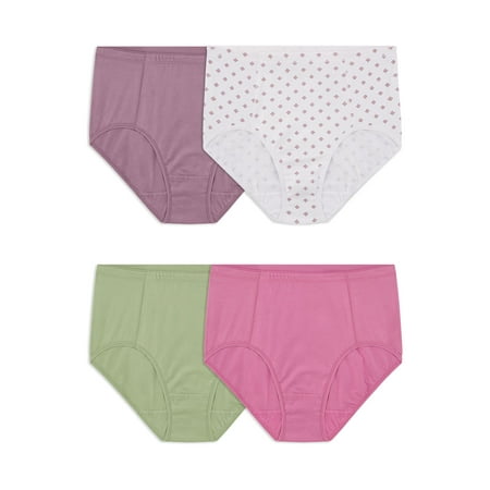 Fruit of the Loom Women's Crafted Comfort Pima Cotton Underwear, Super ...