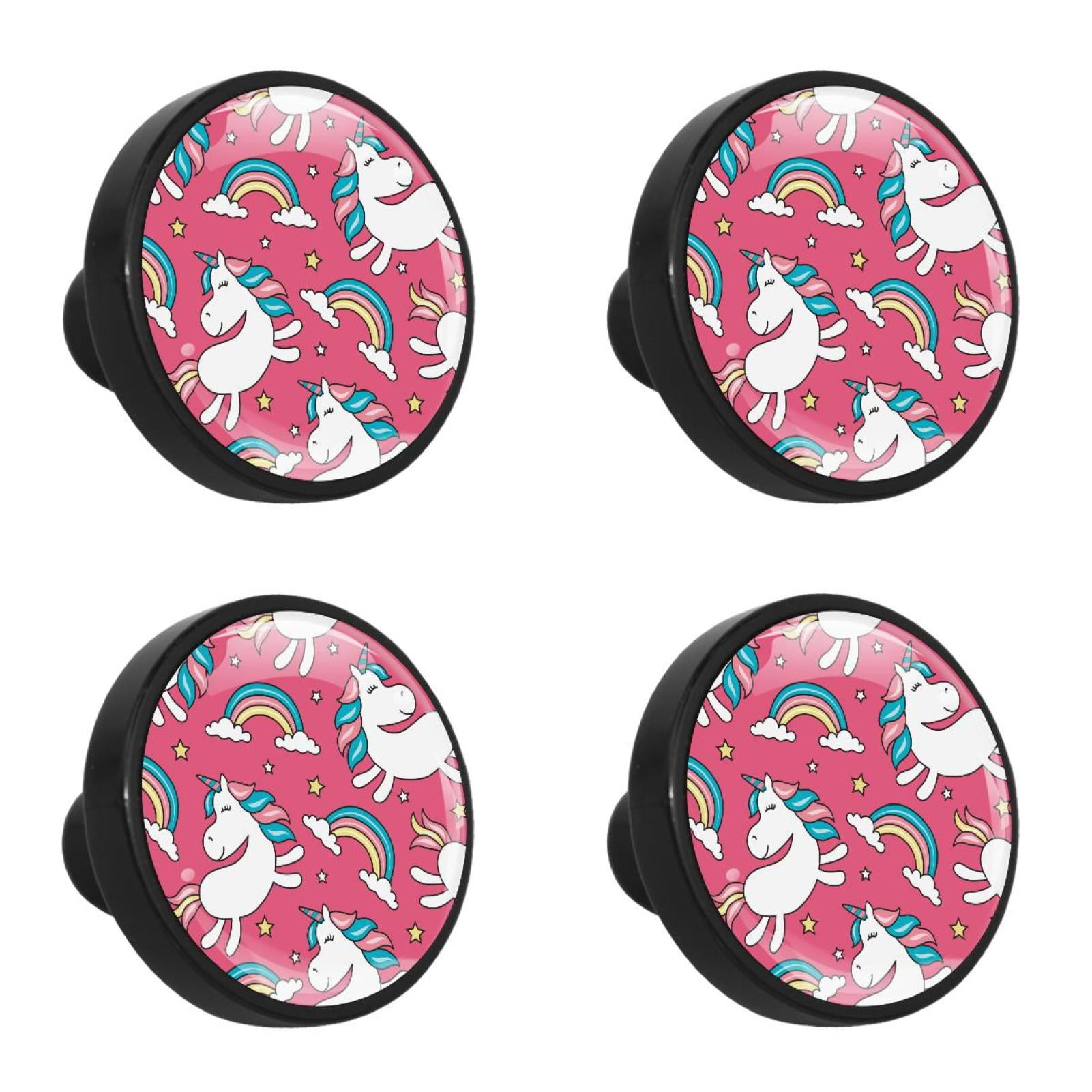 4 Pcs Unicorn Knobs for Kitchen Cabinet Cupboard Dresser Bookcase ...