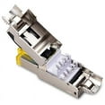 6-Pack Tool Free Shielded RJ45 Cat 8, Cat8 Field Termination Plug, Cat8 ...