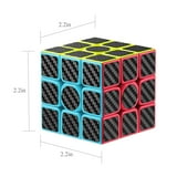 Qishi Speed Cube 3x3x3 Magic Puzzle Toy, Carbon Fiber Sticker, Smooth ...