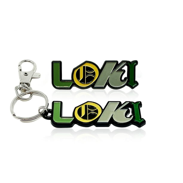 LIMITED TIME, Official Marvel's LOKI LOGO PIN + LOKI KEYCHAIN ...