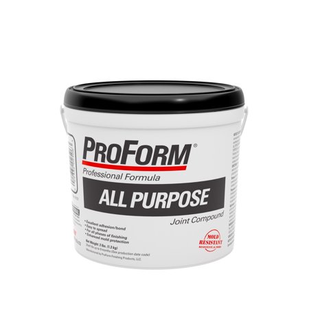 ProForm All Purpose Ready Mix Joint Compound, 3lb Pail – Walmart ...