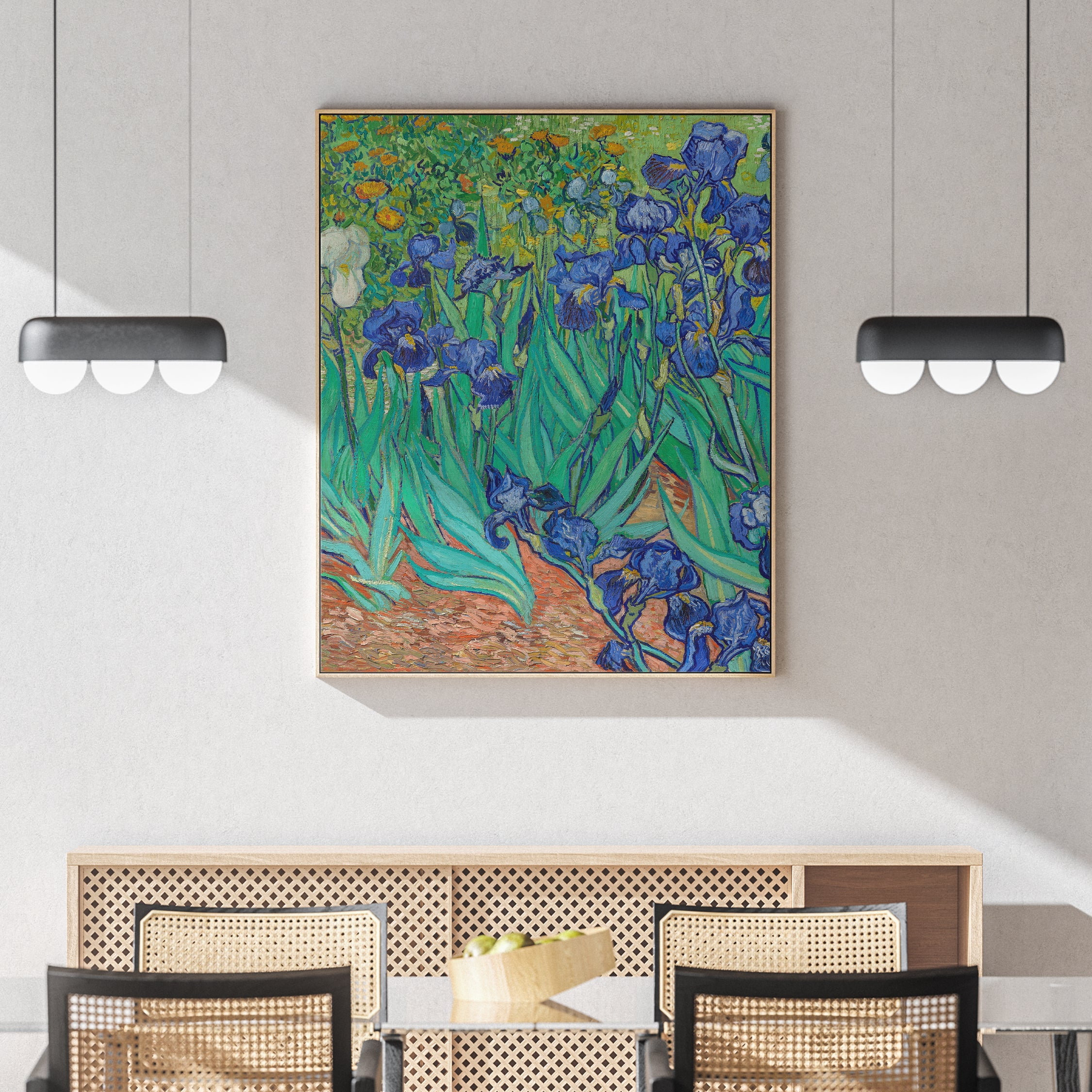 Irises - 1889 | Vincent Van Gogh | Premium Fine Art Print | 19th ...