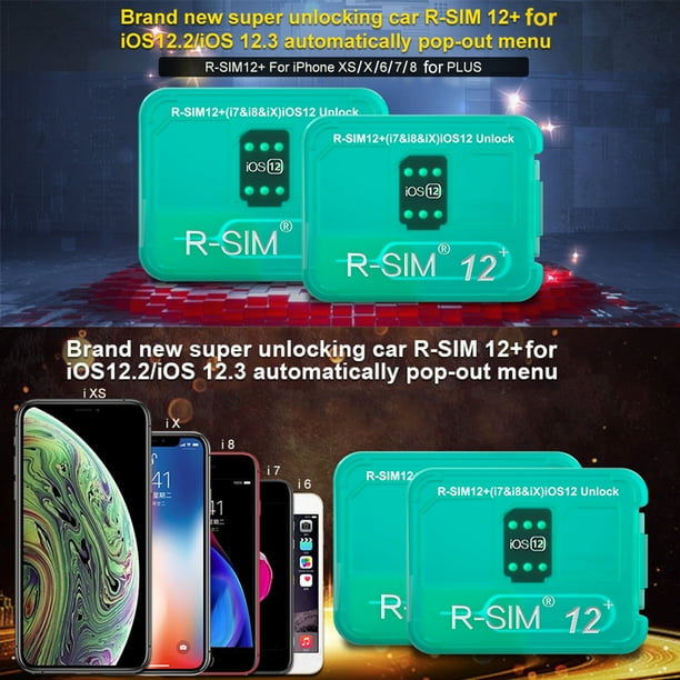 GreenHome Universal Automatic R-SIM12 + Super Iccid Unlock SIM Tool para iOS 12.2 12.3 greenhome ...