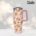 Bumpkit Cartoon Bear Stainless Steel Mug, 40 oz Tumbler with Handle ...