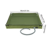 BLEEUS Portable Shower Pan With Drain Hose Foldable Shower Base For ...