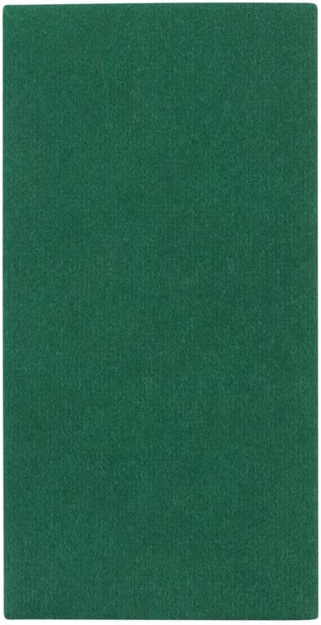 (200 PACK) Green Cloth Like Dinner Napkins - 1/6 Fold 12"x16" Single ...
