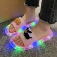 BOOMNY Toddler Boys Girls Slippers Light Up Strawberry Anti Slip Open ...