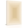 Beige Gradient Squares Canvas Wall Art for Living Room, Softness Layers ...