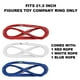 Red, White & Blue Ring Ropes for LARGE Wrestling Action Figure Rings by ...