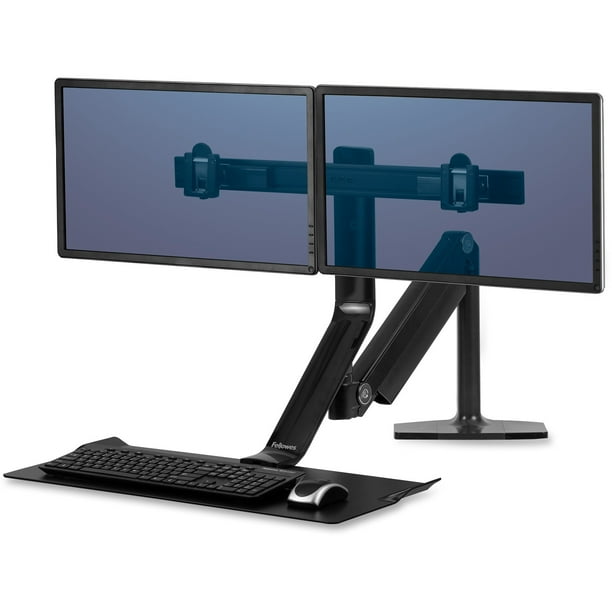 Fellowes, FEL0009801, Extend Sit-Stand Dual Monitor Mount, 1 Each ...