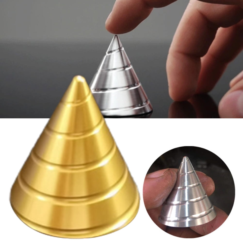 DESTYER Portable Gyro Toy Stainless Steel Funny Gadget Optical Illusion ...