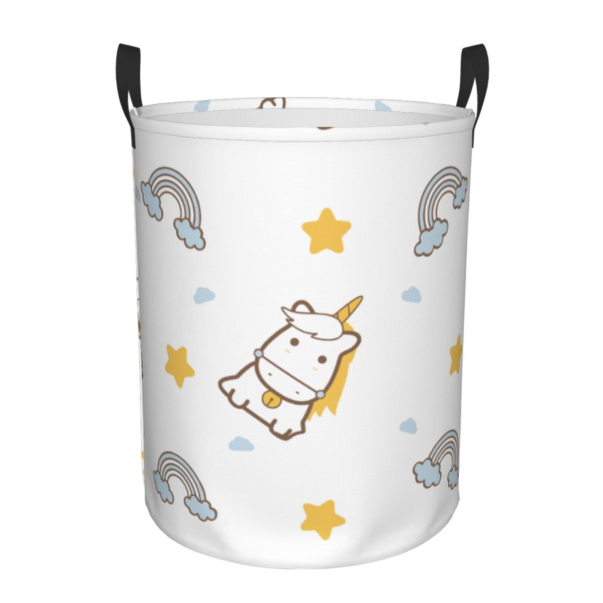 ZICANCN Stick Figure Cartoon Unicorns Laundry Basket Organizer, Dirty ...