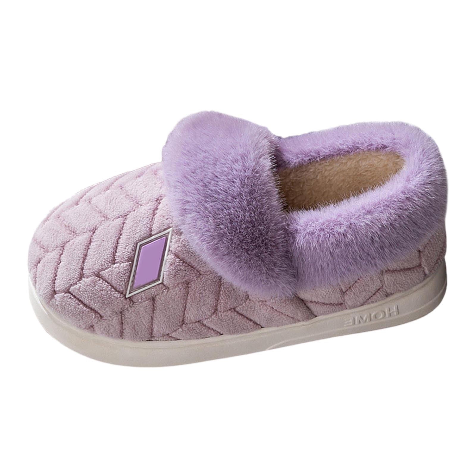 Click here for Chaochao Adult Womens Plush House Slippers Breatha... prices
