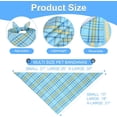 Dog Bandanas Blue, Summer Scarf, Triangle Reversible Bibs Handkerchief ...