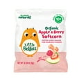 (7 pack) Little Bellies Organic Apple & Berry Softcorn Puff Snack, Baby ...