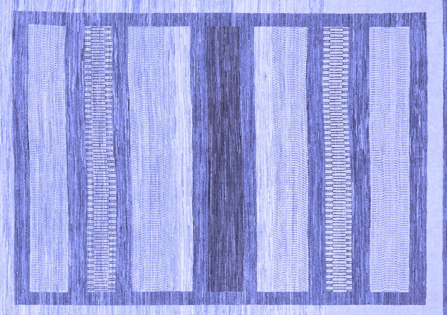 Ahgly Company Machine Washable Indoor Rectangle Abstract Blue Modern ...