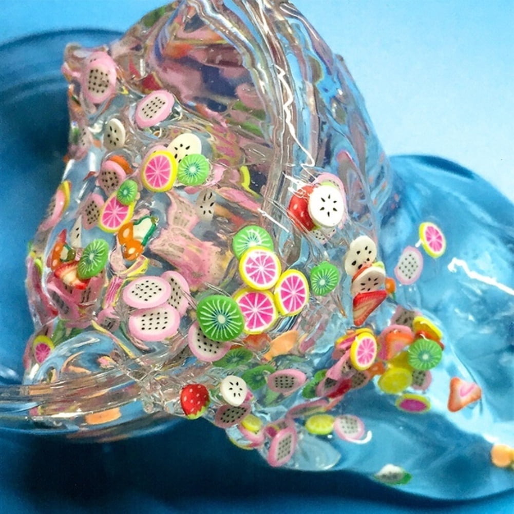 Vnanda 4Packs Premade Slime Colour Clear Crystal Putty Non-Sticky ...