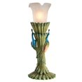 Design Toscano Victorian Peacock Torchiere Sculptural Table Lamp ...