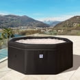 Avenli Aegean 6-Person Rigid Foam Wall Portable Hot Tub Spa - Walmart ...