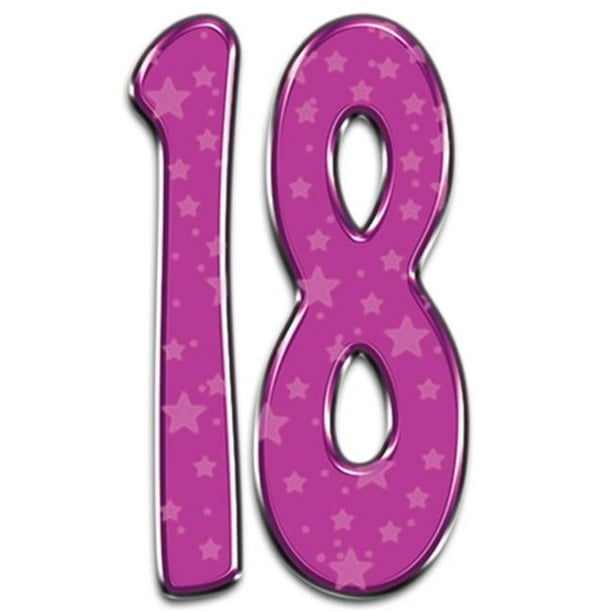 Number 18 Cardboard Cutout Cardboard Cutout - Walmart.com