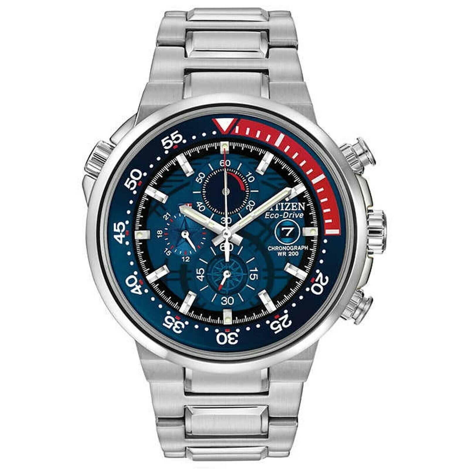 Citizen Eco-Drive Endeavor Stainless Steel Men's Chronograph Watch ...