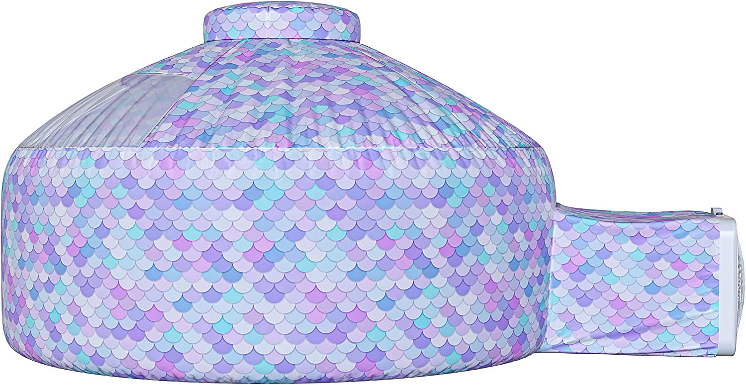 Skywin Air Tent Fort Playhouse for Kids - Inflatable Kids Fort Sets Up ...