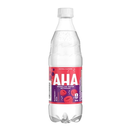 Aha Raspberry + Acai Sparkling Water Bottle, 500 mL | Walmart Canada