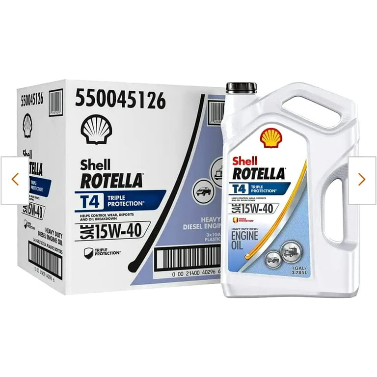 Shell Rotella Synthetic Blend Diesel Motor Oil 15W-40