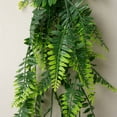 Unique Bargains Artificial Hanging Plants Faux Eucalyptus for Decor ...