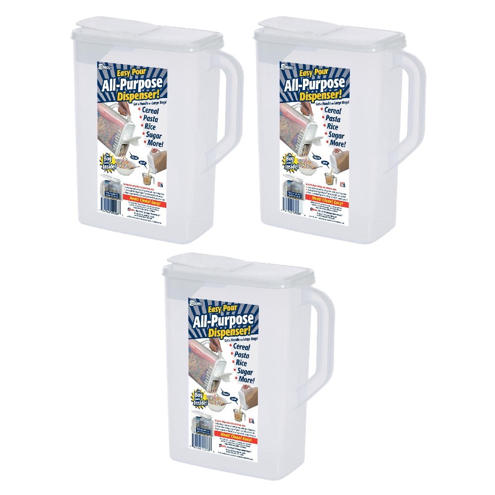 Buddeez All Purpose Dispenser Bag Gripper Container With Handle 8 Quart ...