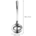 Handle Stainless Steel Soup Spoon Canning Ladle for Kitchen Cooking and ...