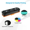 206X 206A 4-Pack Compatible Toner Cartridge for HP 206X W2110X LaserJet ...