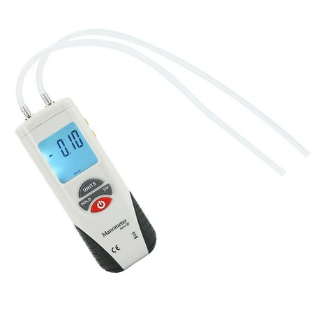 Air Pressure Meter, Multifunction Differential Gauge Digital Manometer ...